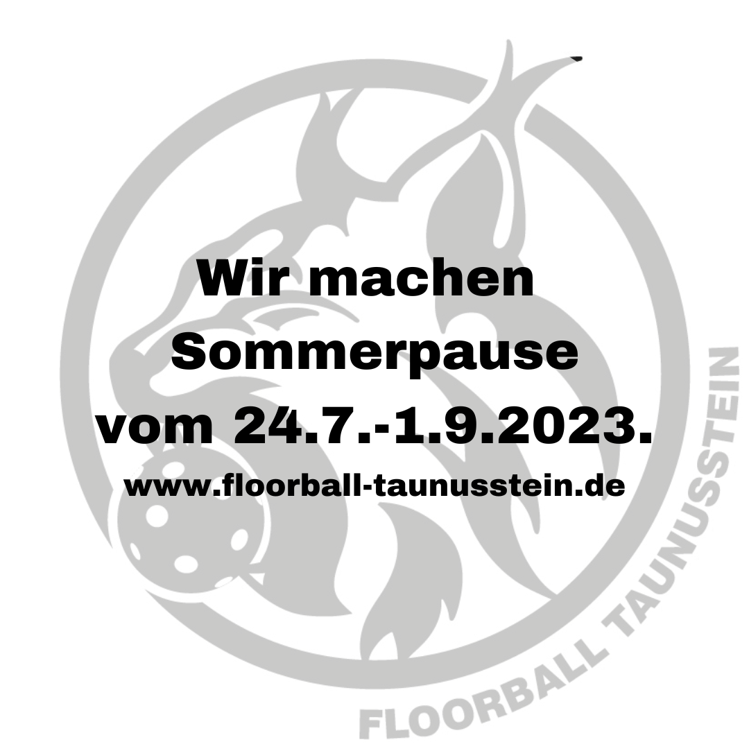 Sommerpause 2023 – Floorball – SV Taunusstein-Neuhof